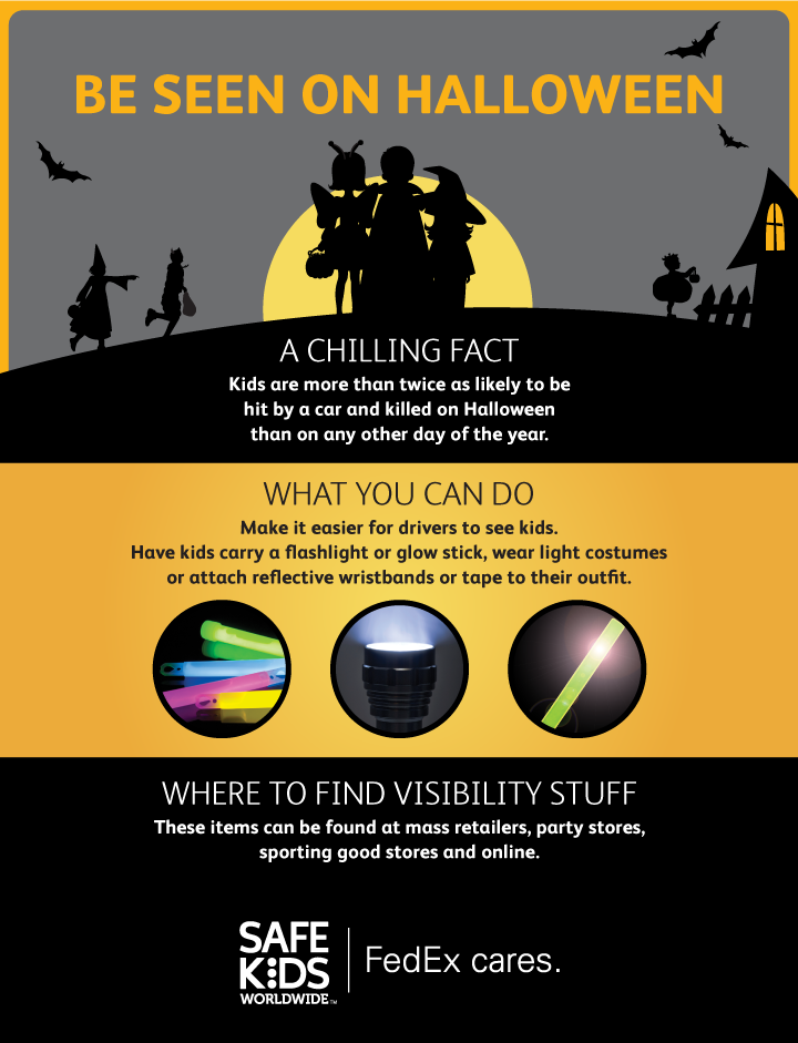 Be Safe, Be Seen This Halloween | Prevention Works